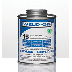 Home WELD ON NO 16 THICK CEMENT PINT - DCM and TCE FREE