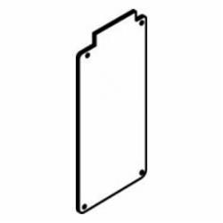 Home 8" NARROW CHANNEL LETTER RACEWAY END CAP MILL FINISH