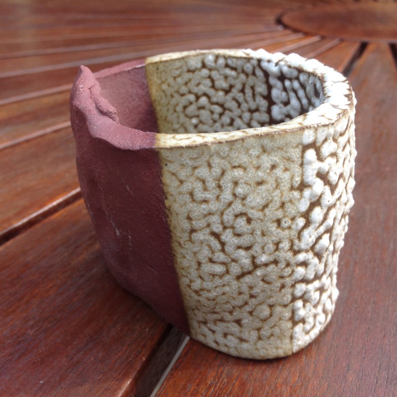 White crawl glaze | Glazy