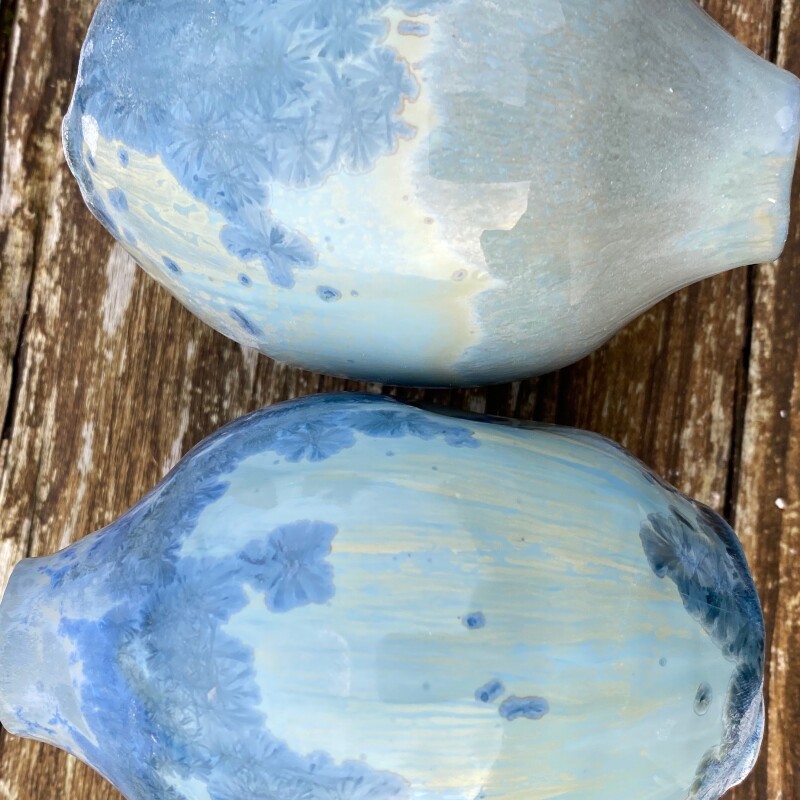 Behrens Satin Matte + Boron Frit. 2 samples, 2gr. Frit JM169, 4 gr ...