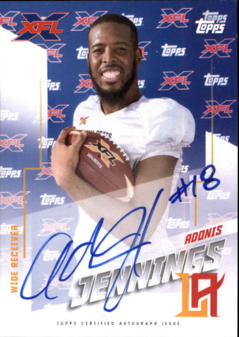 2020 Topps XFL Football Autograph & Insert Singles (Pick Your Cards) | eBay