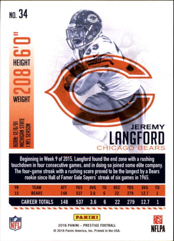 2016 Prestige Football Base Singles #1-113 (Pick Your Cards) | eBay
