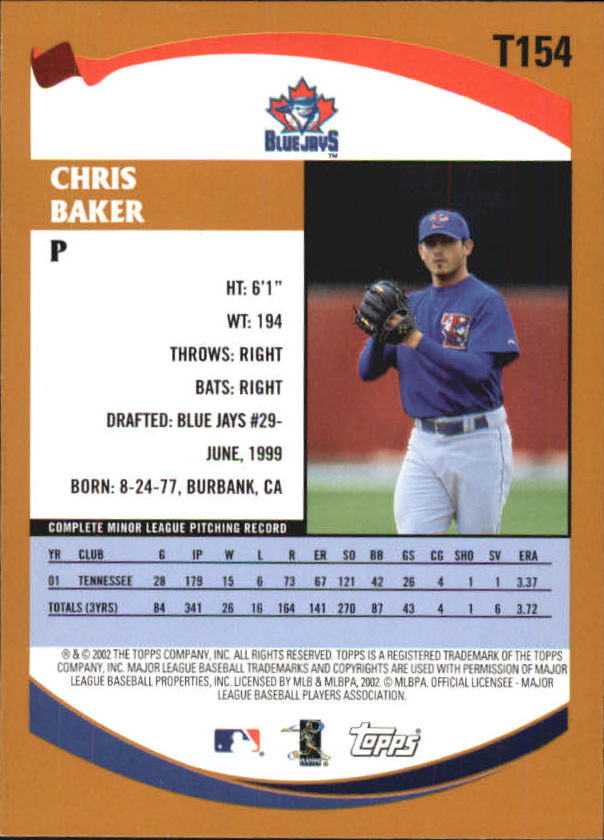 2002 Topps Traded Baseball Singles (Pick Your Cards) | eBay