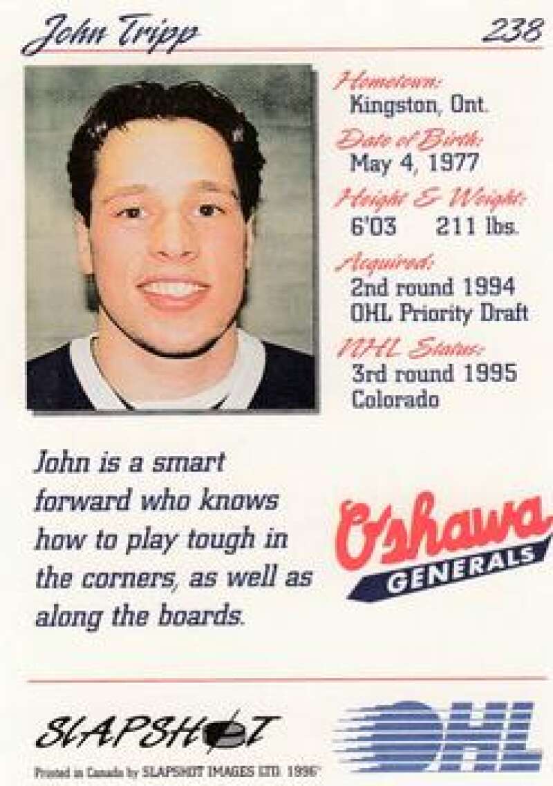 1995-96 Slapshot OHL Hockey Cards Pick From List/Complete Your Set 221 ...