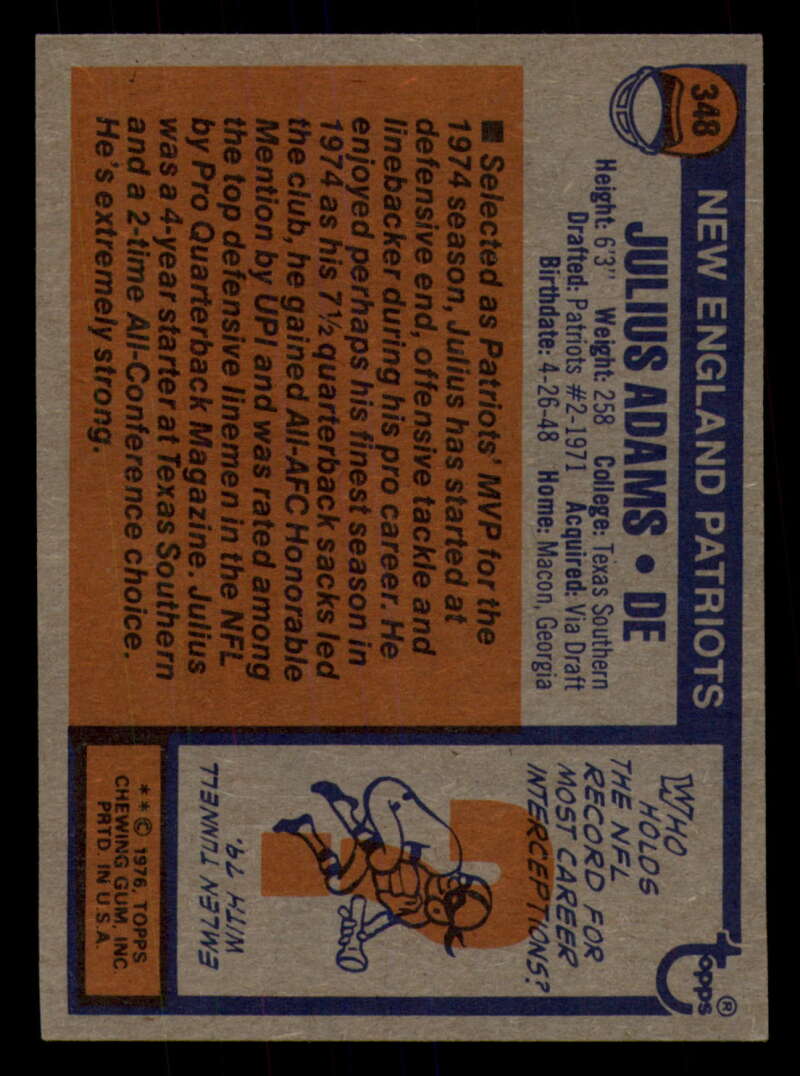 1976 Topps Football #336 to #440 - Complete your set - Pick your card ...