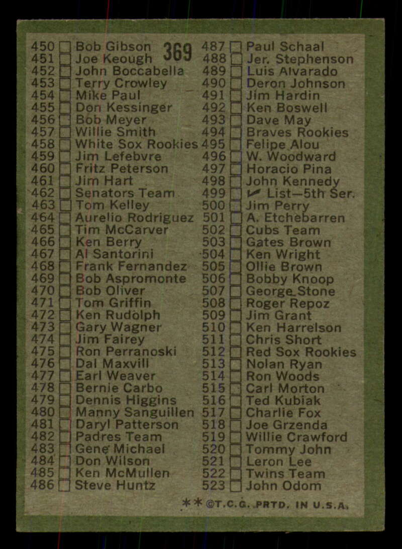 1971 Topps Baseball #366 - #420 - Complete your set - Pick your card | eBay