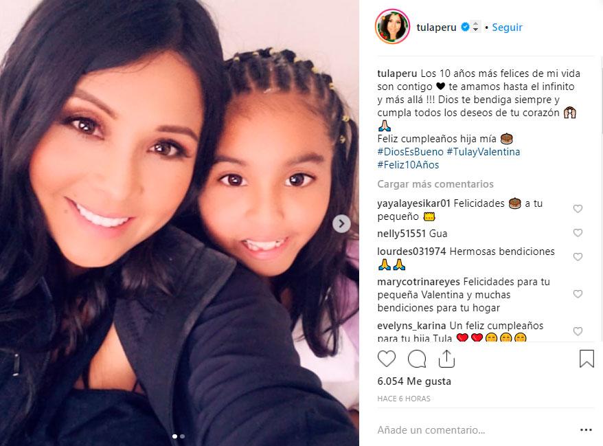 Instagram: Tula Rodríguez y su tierno mensaje por el cumpleaños de su ...