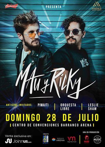 YouTube | El dúo Mau y Ricky llega a Lima con prometedor show musical ...