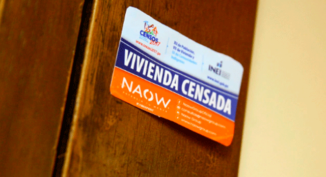 Censo 2017: este es el sticker oficial que entregarán en viviendas ...