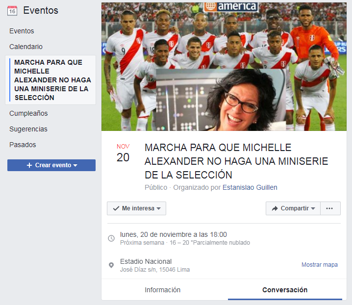 En Facebook, convocan a marcha para que Michelle Alexander no haga ...