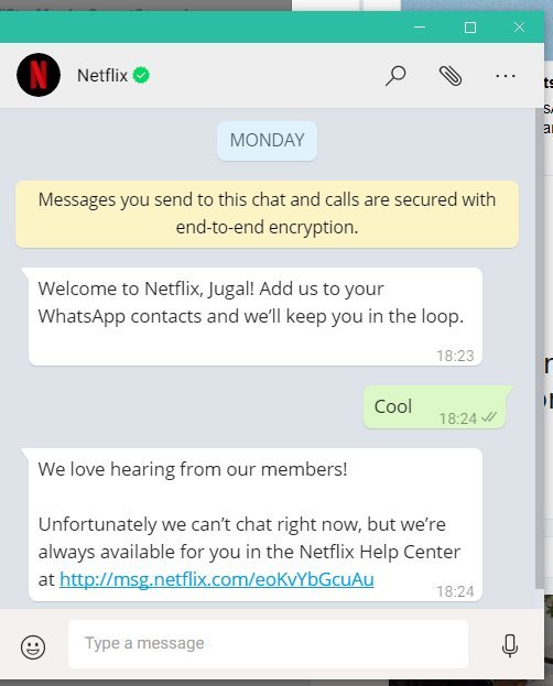 WhatsApp: Notificaciones de Netflix llegarán al servicio de mensajes ...