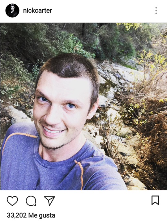 Instagram: Nick Carter, de los Backstreet Boys, cambia de look e ...