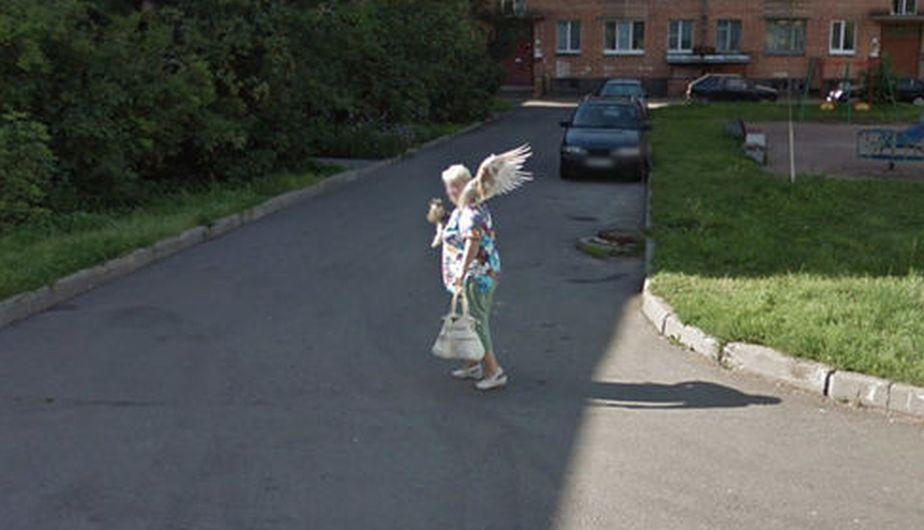 Google Maps: ¿Encontraron un 'angel' en calle de Rusia? | Google Street ...