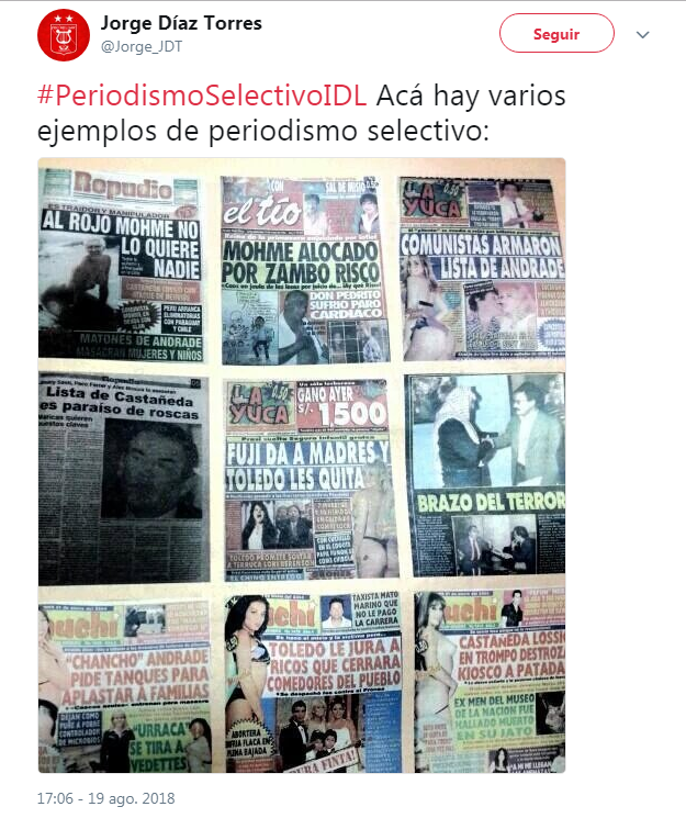 Keiko Fujimori arremete contra IDL y le recuerdan a la “prensa chicha ...