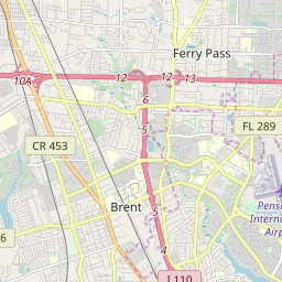 Zip Code Map Pensacola Fl - Map