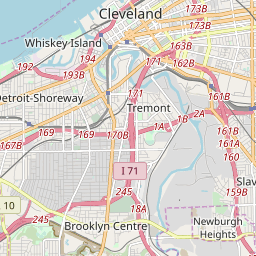 Greater Cleveland Zip Code Map