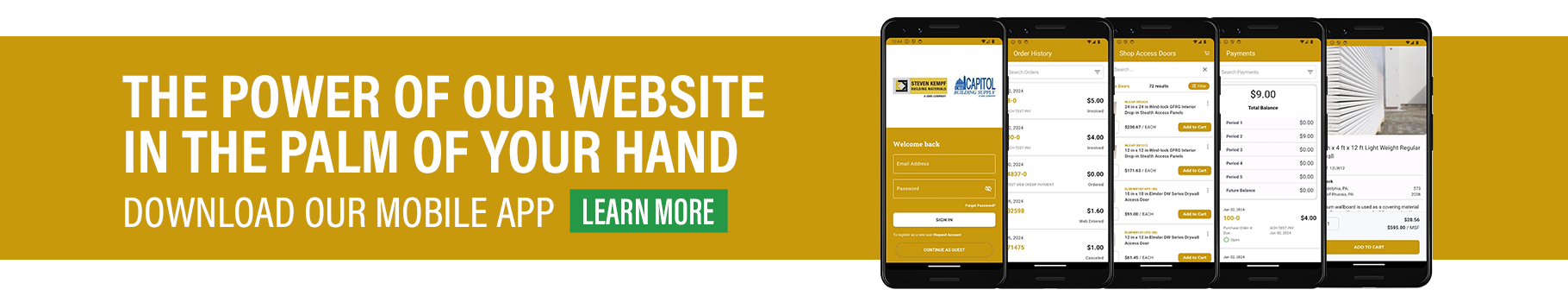 Steven Kempf Building Materials