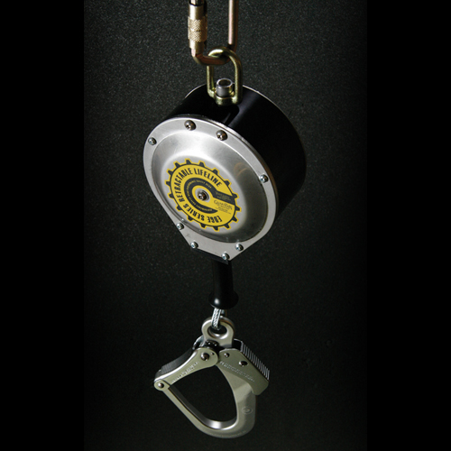 30' -3/16" Galvanized Cable w/ Carabiner, Swivel Top, Snap Hook & Tag ...