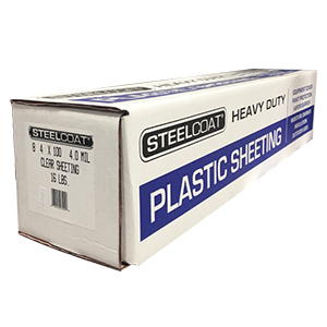 4 MIL Clear Plastic Sheeting - 8'4" X 100'