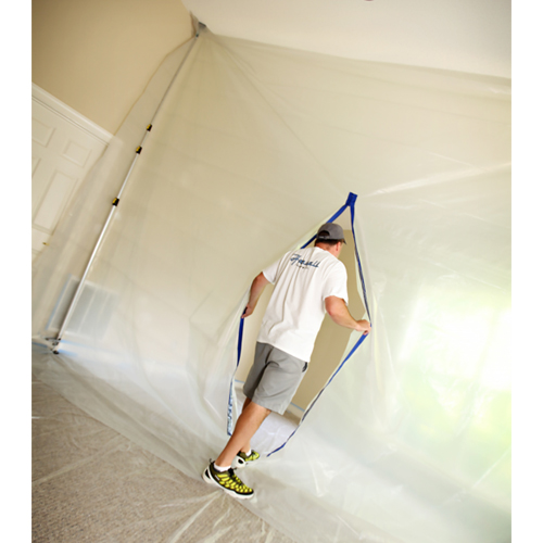 Heavy Duty E-Z Up Dust Containment Poles - 12' [2/pk] at TSW