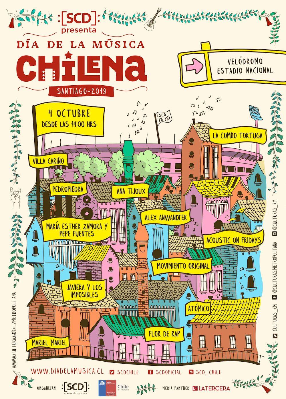 Celebremos el Día de la Música Chilena 2019 en el Estadio Nacional - Gob.cl