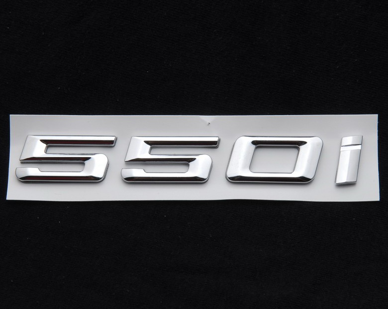 Trunk Lid Rear Emblem Badge Chrome Letter 550i fits BMW 5-Series E60 ...