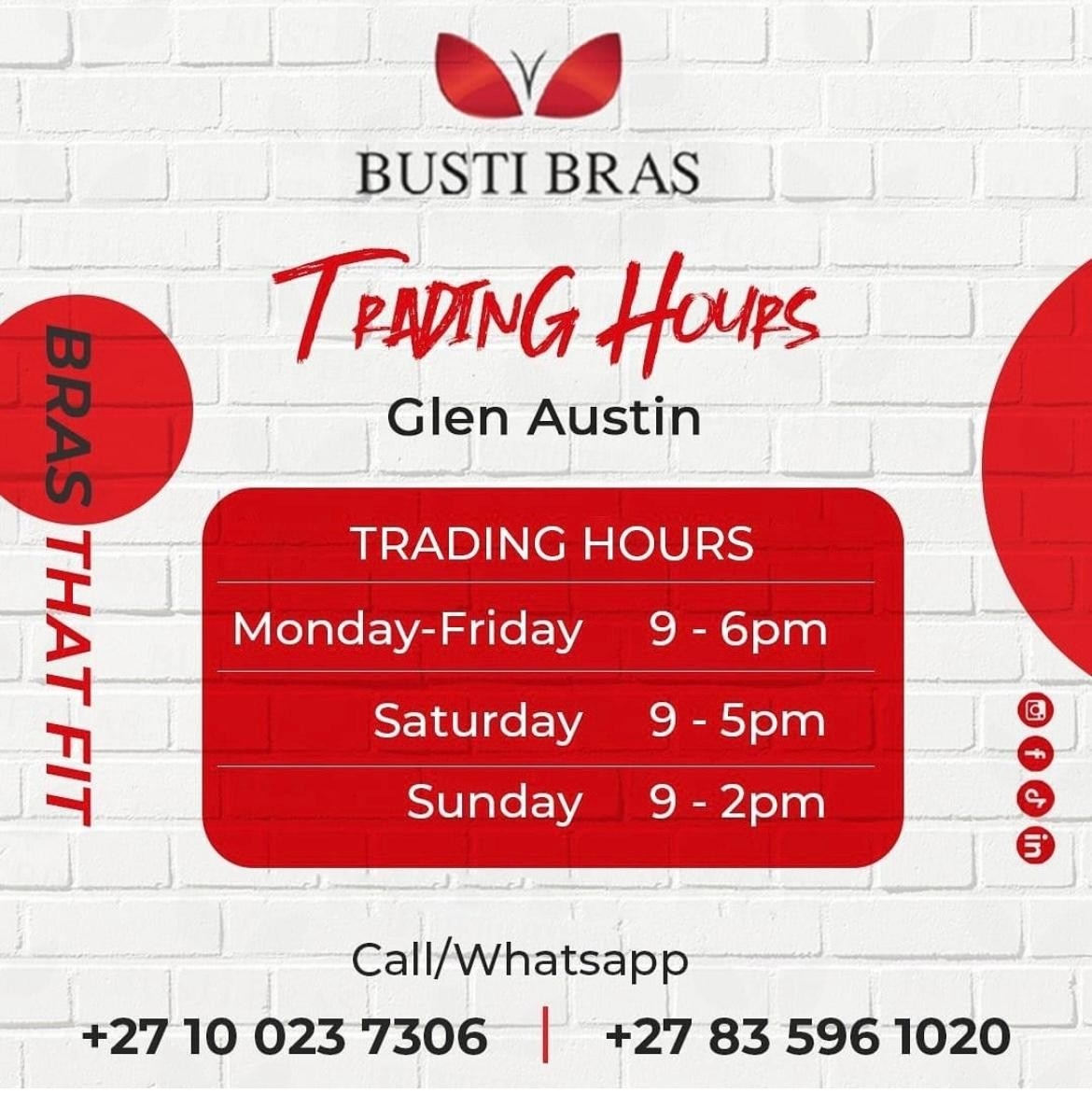 BustiBras | Book Your Appointment Online Now