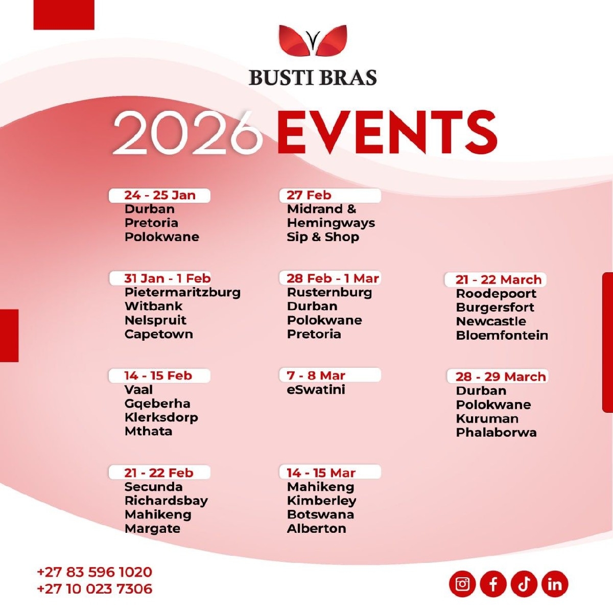 BustiBras | Book Your Appointment Online Now