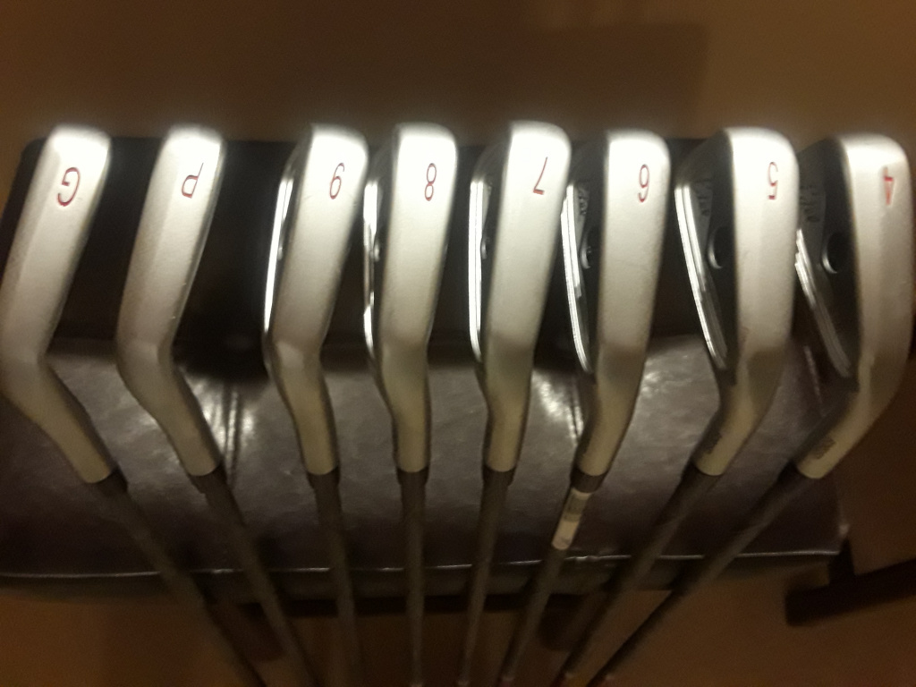 Edel SLS-01 Single Length Irons 4-GW Paderson Kinetix 95 Stiff New ...