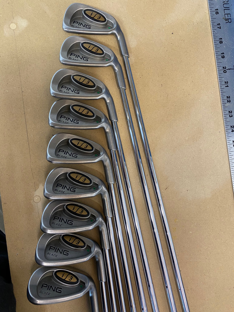 Vintage Blades, Ping i3 blades, Rapture Driving Iron, Refinished 2016 ...