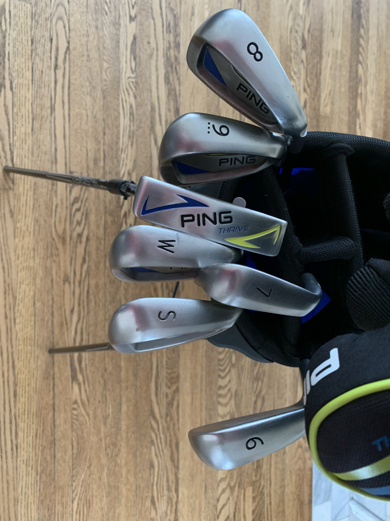 Ping Kids Moxie Sets, Titleist AP1 Heads, Ping Thrive set, KBS C-taper ...