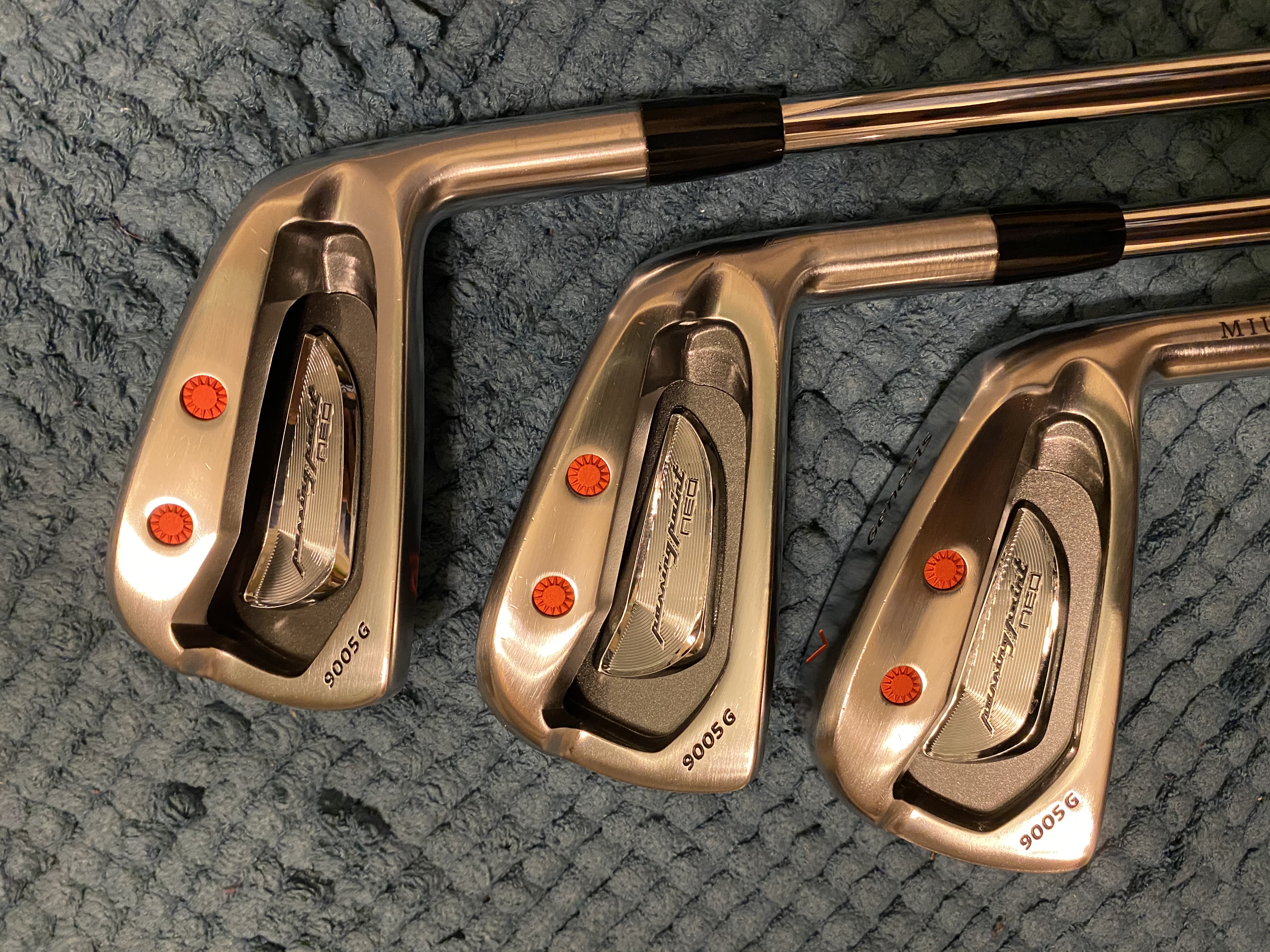 FS: Miura Passing Point 9005 Neo Genesis Irons 5-PW - KBS Tour 120 S ...