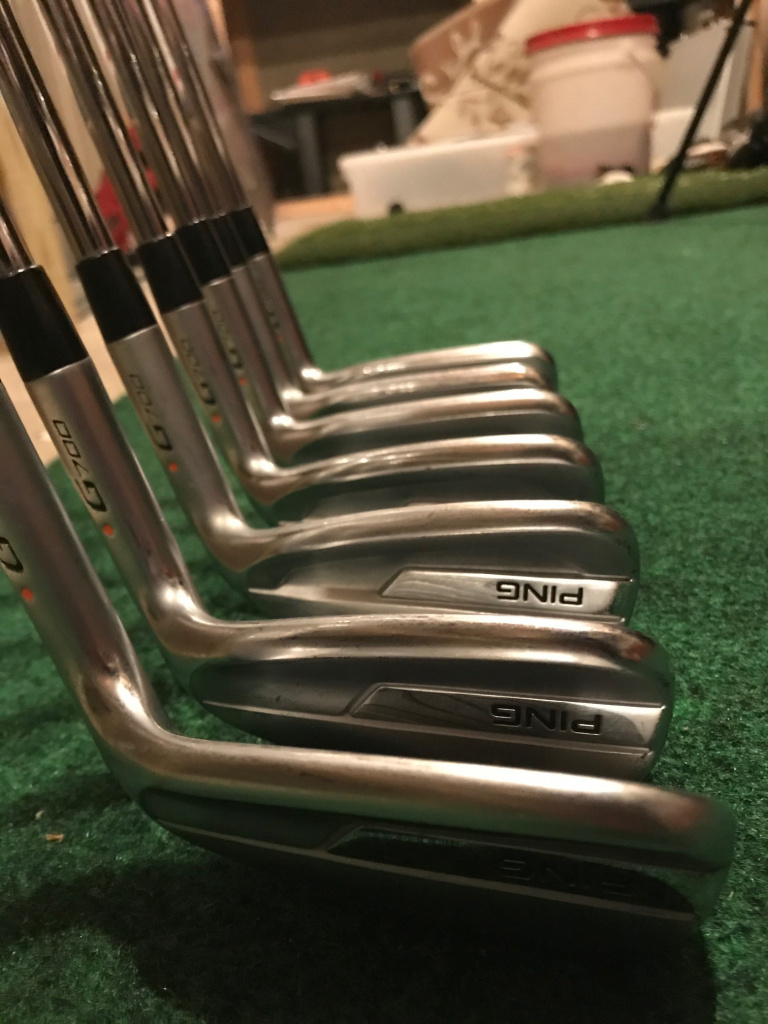 Ping G700 Irons (Orange Dot - 2˚ Flat) 5-PW + UW (Regular, Stock Shafts) - For Sale Archive-For ...