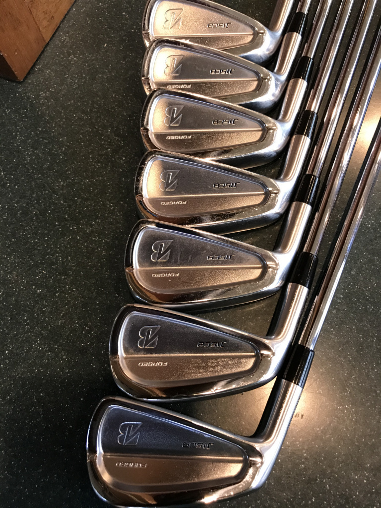 Bridgestone J15 CB LH Irons 4-PW W/Nippon N.S. Pro 1050GH Stiff Shafts ...
