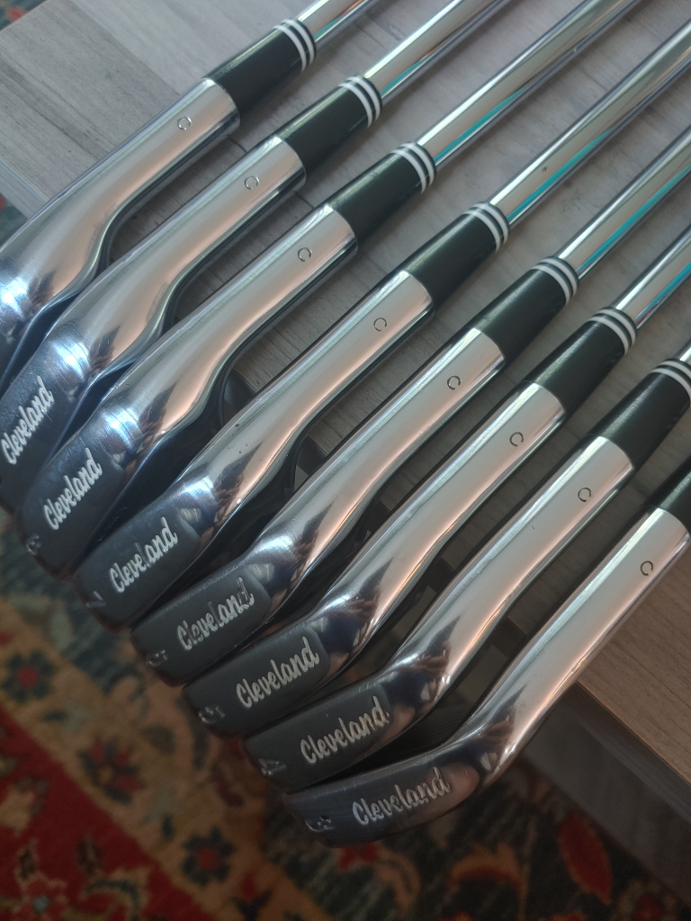 ONLY Cleveland CG Tour Iron set, Pro Launch Blue 65x shaft left - For ...
