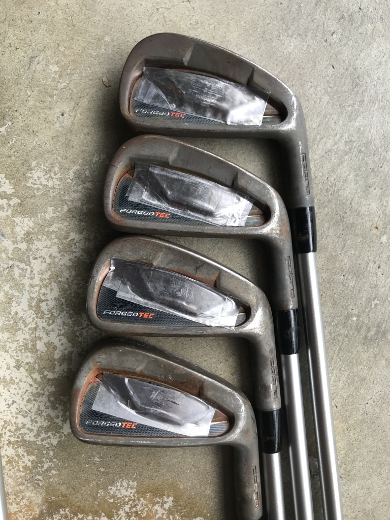 ***Price drops*** Cobra forged Tec raw irons, Mizuno T20 wedges - For ...