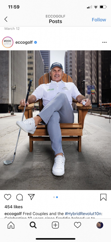 Does Freddie Couples hit his irons, wedges, and driver off the toe ...