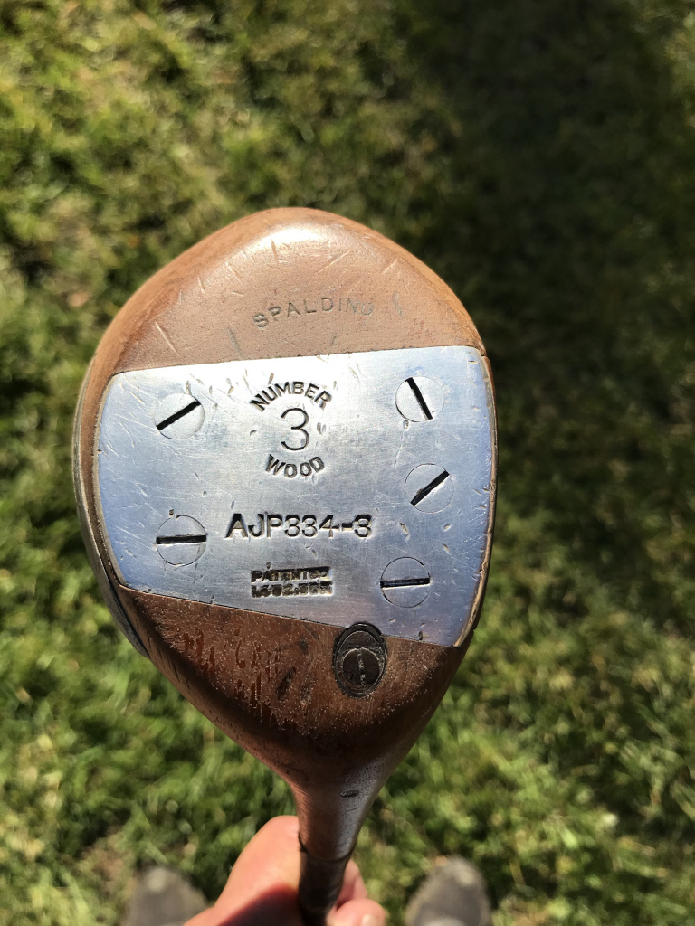Vintage Spalding Persimmon. - Hickory, Persimmon and Classic Clubs ...