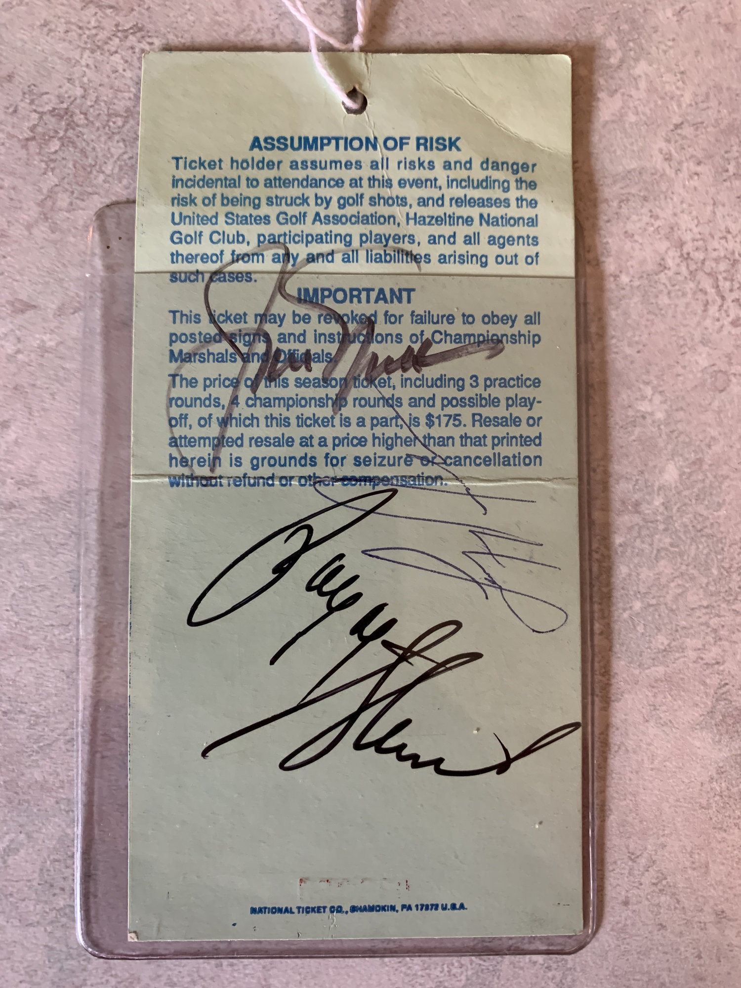 Autograph Memorabilia question - Classic Golf And Golfers - GolfWRX