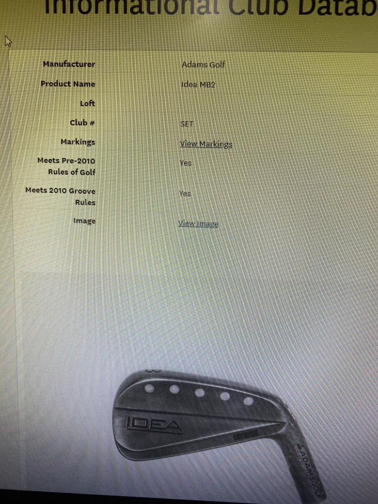 Adams MB2 RAW - Clean! - For Sale Archive-For Feedback Reference - GolfWRX