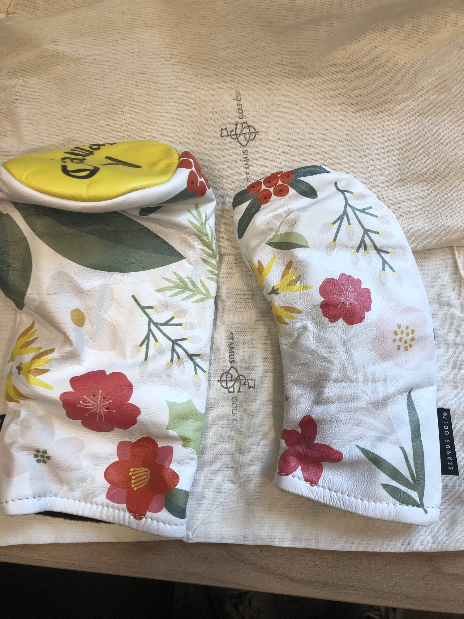 Callaway Seamus Limited Edition April Masters Headcovers (3 Wood and ...