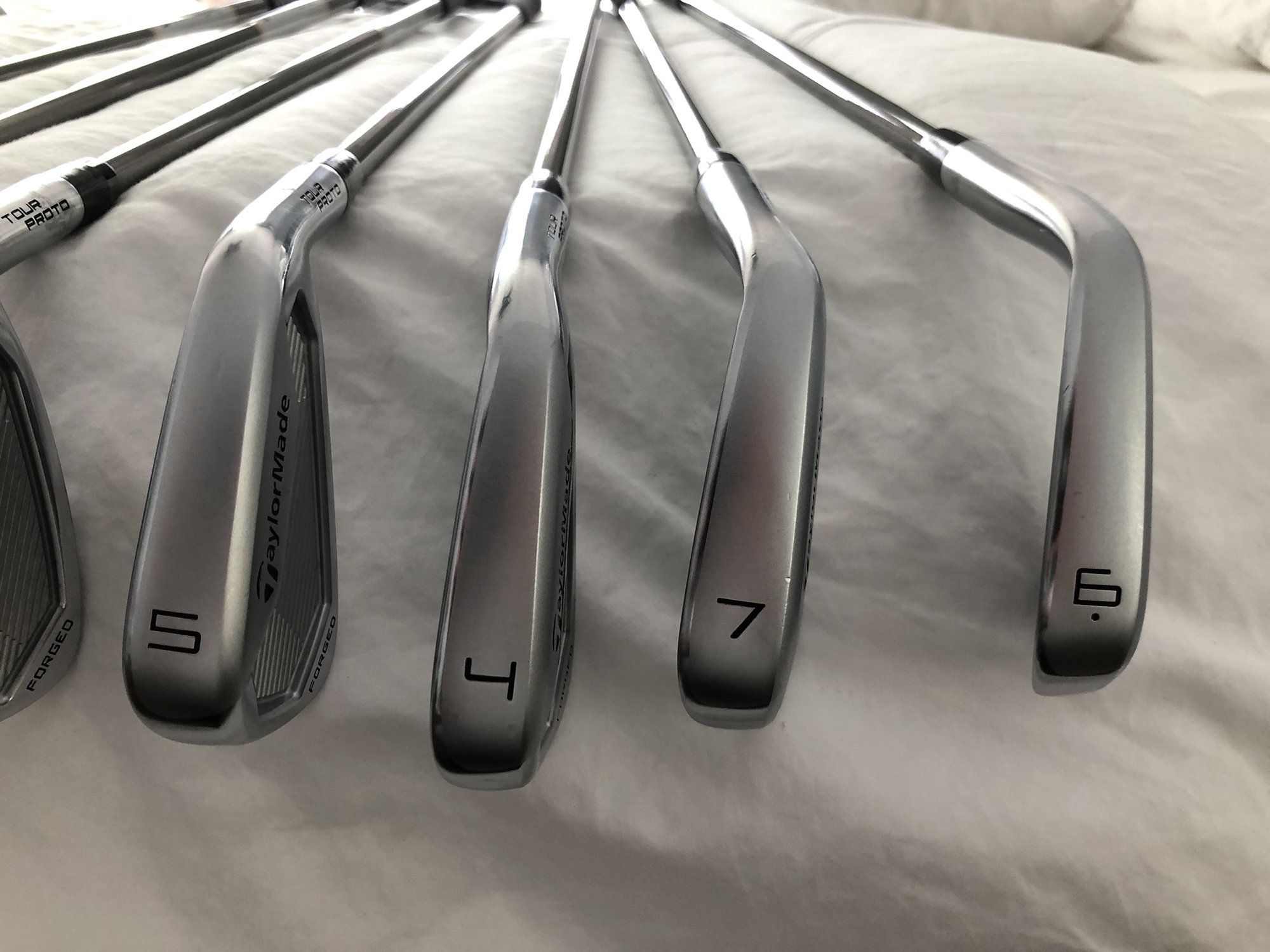 Taylormade p750 tour proto tour issue 4-pw Steelfiber 115fc SST pured ...