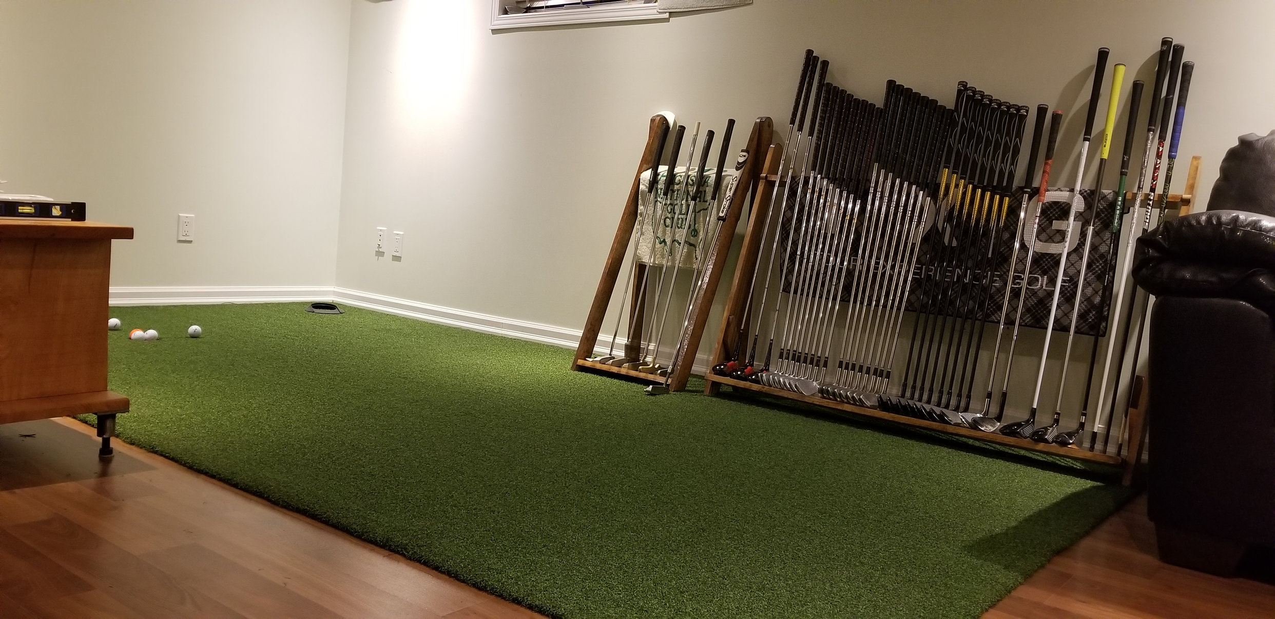 New basement putting green.... any tips from guys with them? - Putters ...