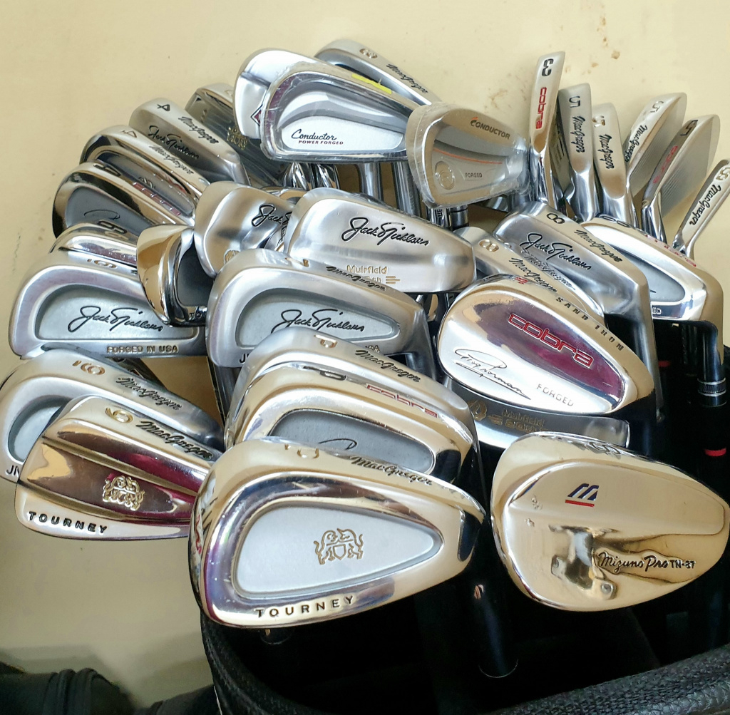 Cobra Greg Norman Signature CB Irons: Restoration + Comparison Pics vs ...
