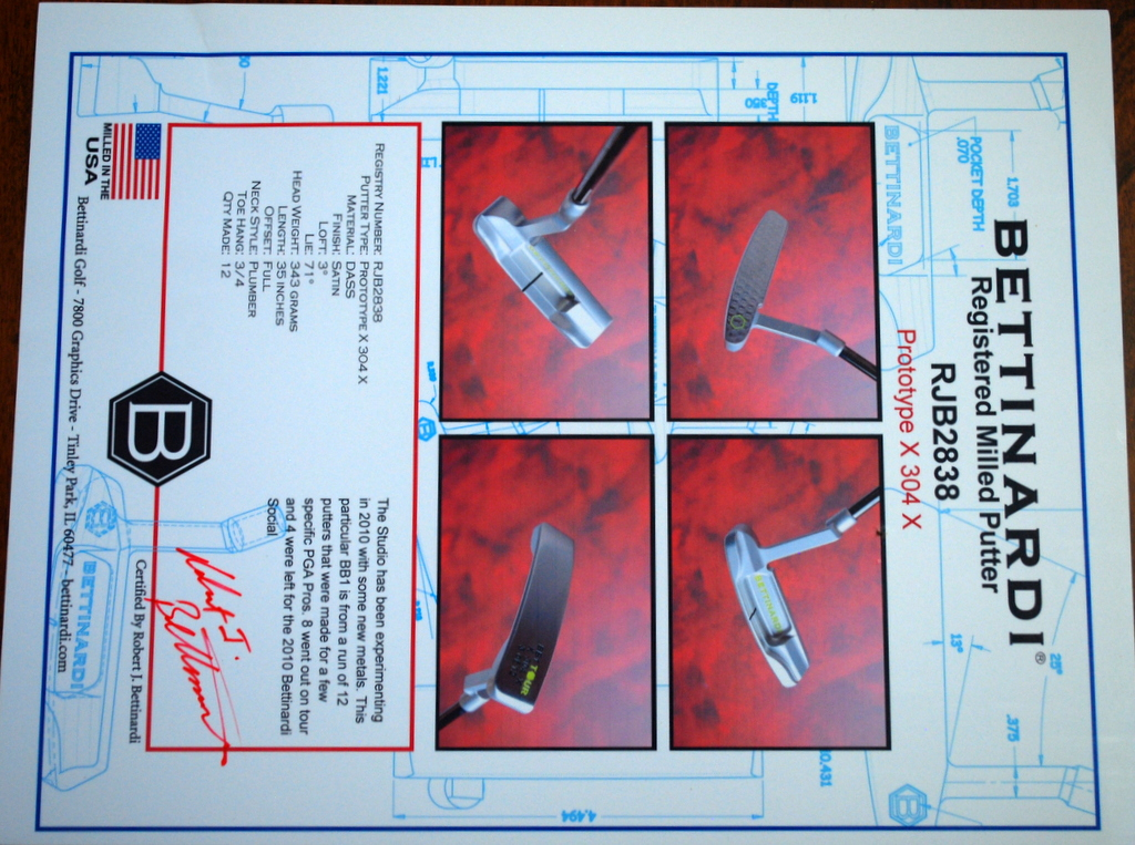 RARE Bettinardi putters and covers!! - For Sale Archive-For Feedback ...