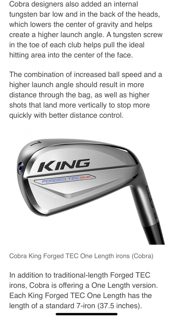 Hollow Irons Question / Experiences - Equipment - GolfWRX