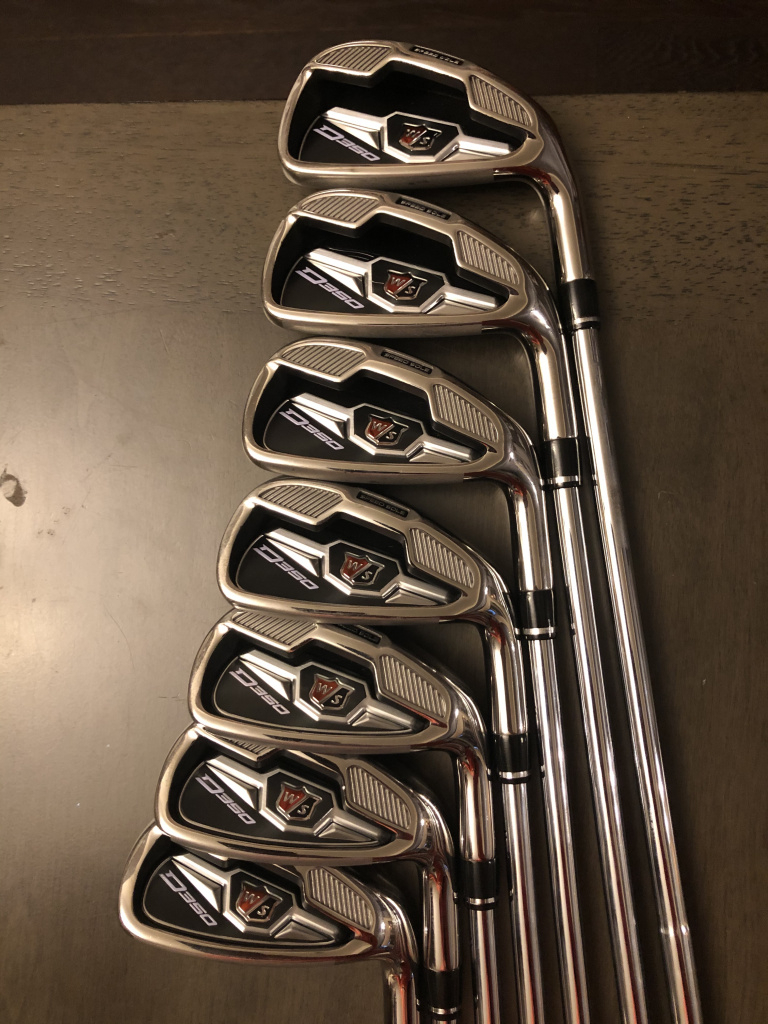 Wilson Staff D350 Irons 5-GW - For Sale Archive-For Feedback Reference ...