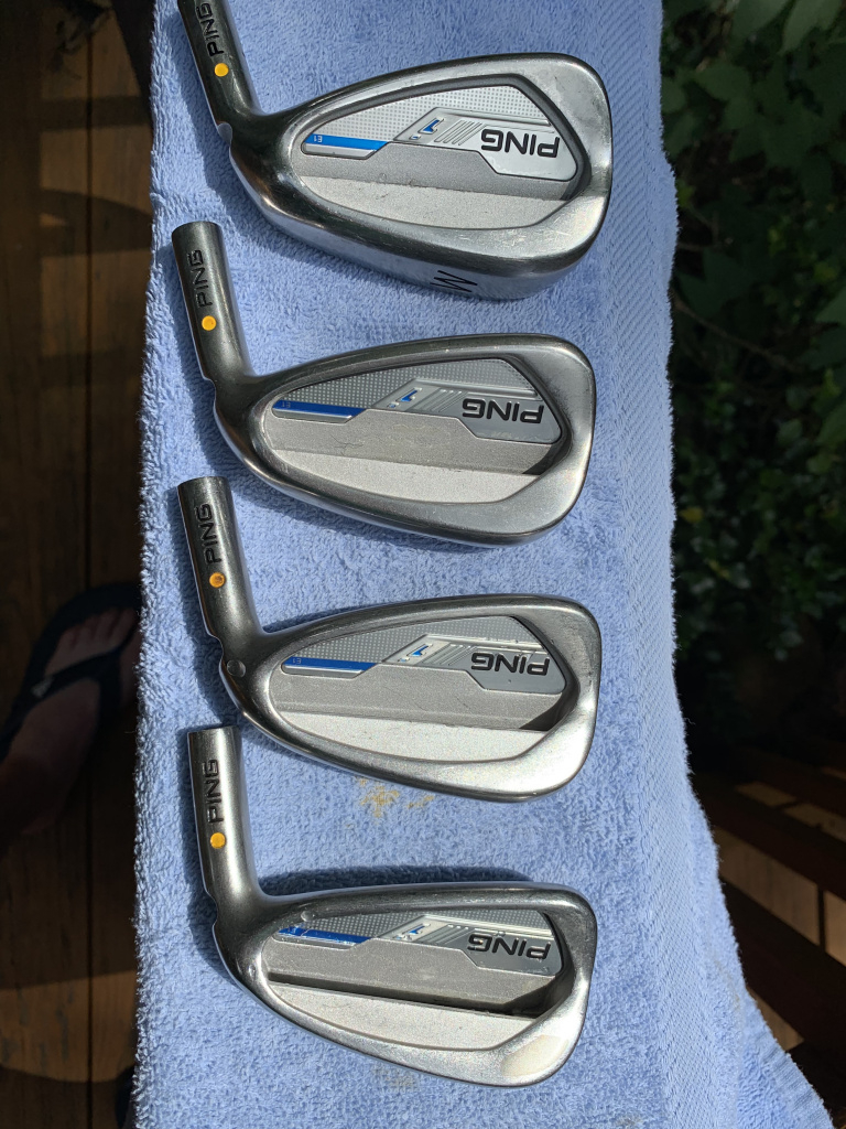 FS> Ping ie1 iron heads, sunfish head cover set, Ping Milled 4 putter ...