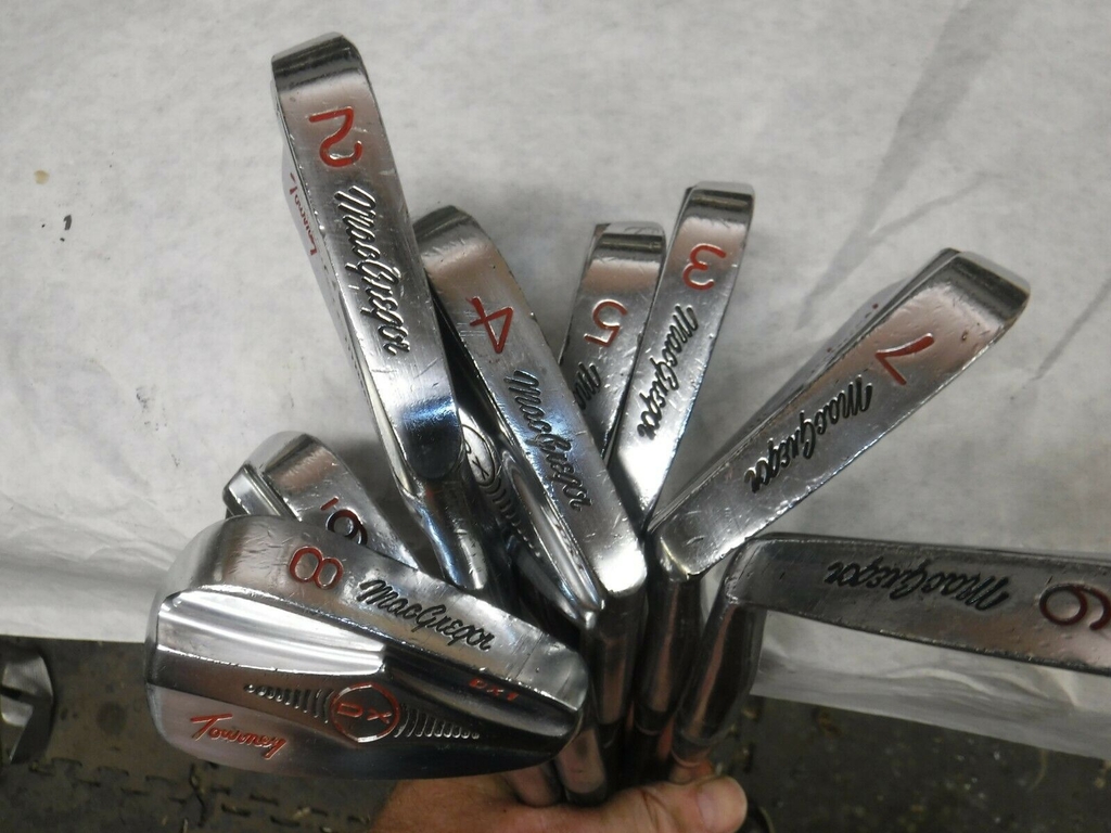 1964 MacGregor Tourney DX1 Irons - Hickory, Persimmon and Classic Clubs ...