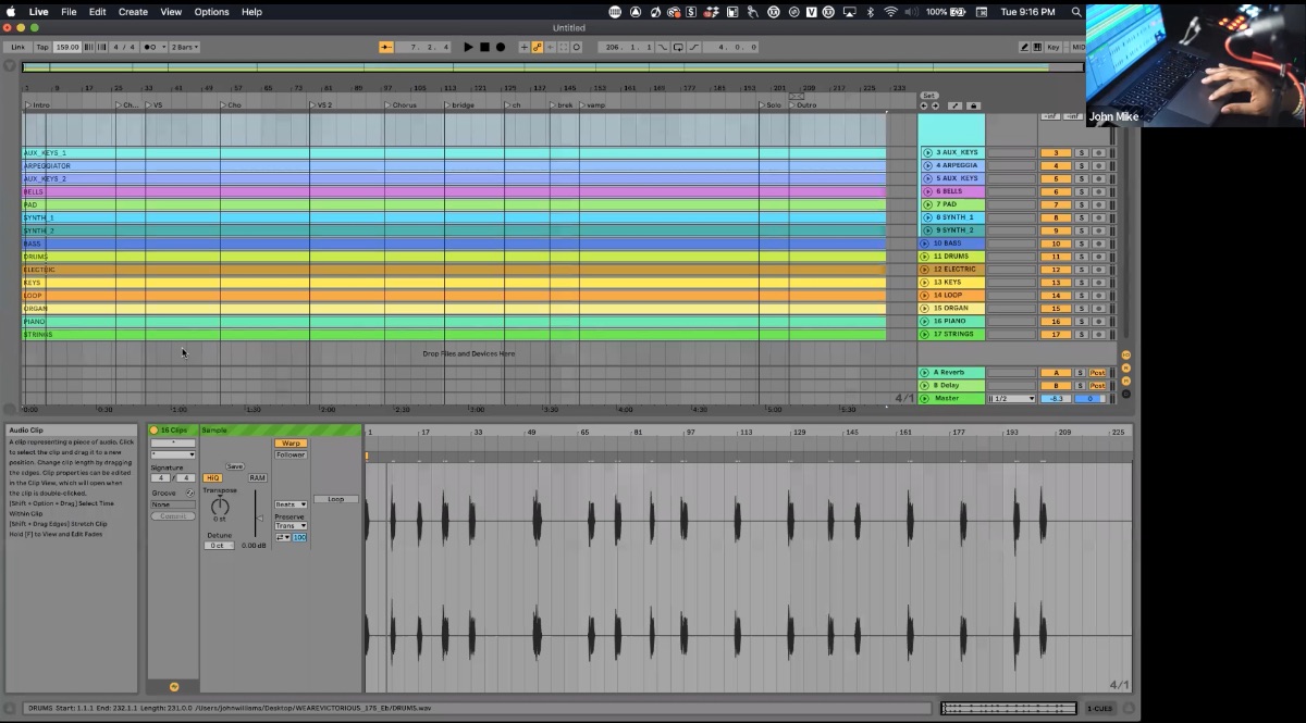 Ableton Arrangement View Template! | Gospel Producers
